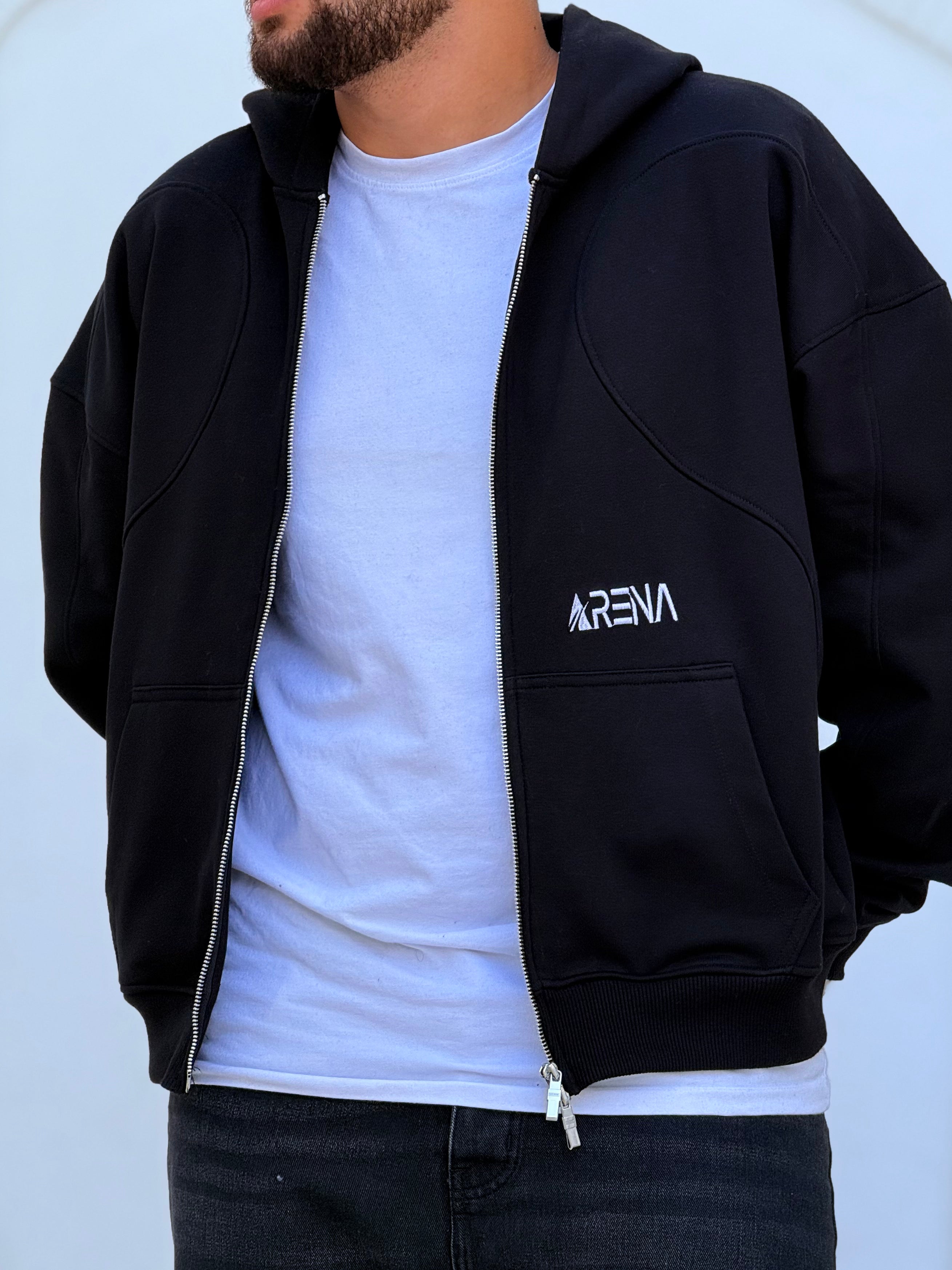 Boxy Zipper Hoodie – ARENA WEAR